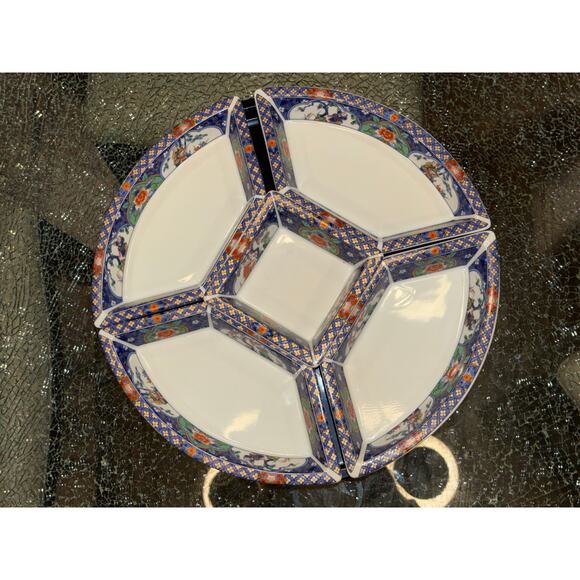 Imari | Dining | Andrea By Sadek Imari Lazy Susan Rotating Fivepiece ...